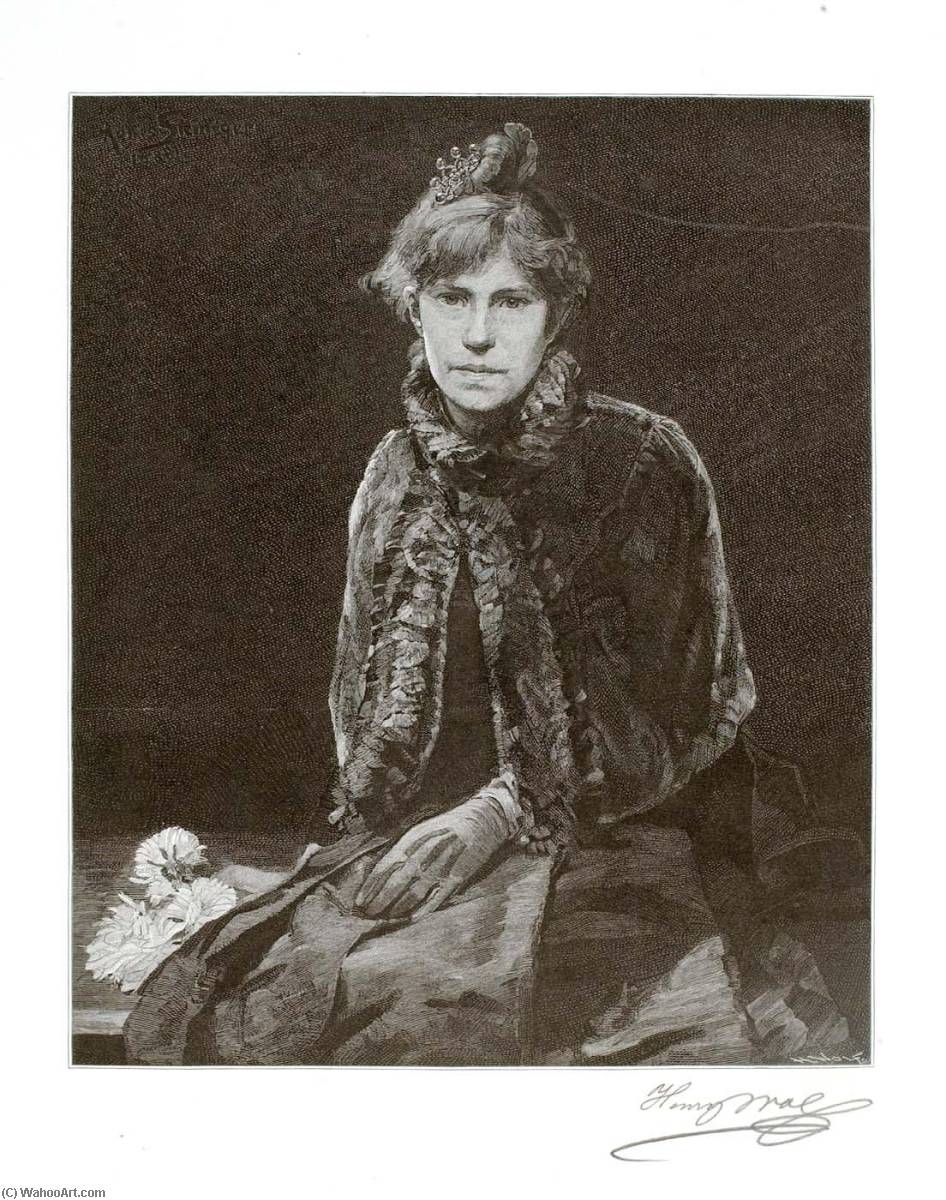 Un retrato, 1894 de Henry Wolf (1925-2005, Austria) Henry Wolf ...