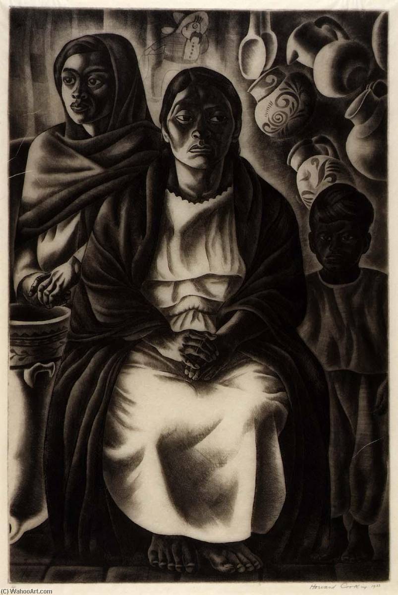 Pedir Reproducciones De Arte Interior mexicano, 1933 de Howard Cook ...