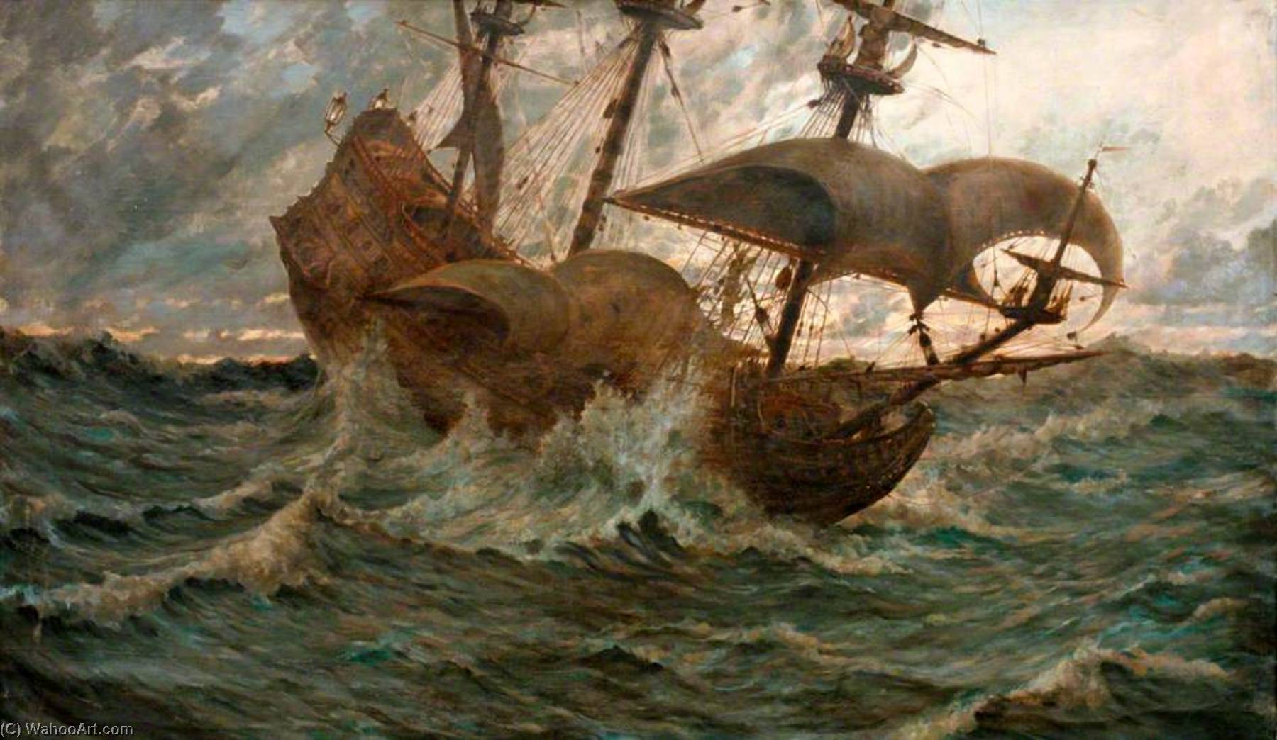 Adquirir Reproducciones De Pinturas En las Alas del Viento de Robert Morton Nance (Inspirado por ...